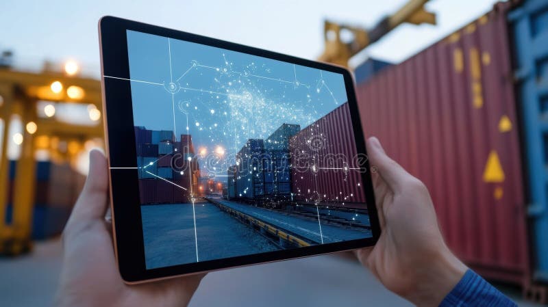 Logistics Manager Using Innovative Technology for Managing Cargo ...