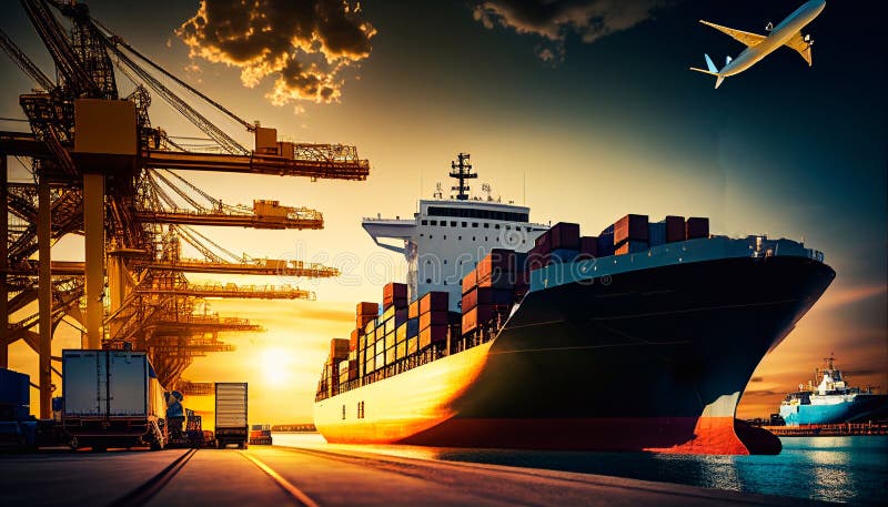 Logistics Network. Air Cargo, Rail Transportation, Maritime Shipping ...