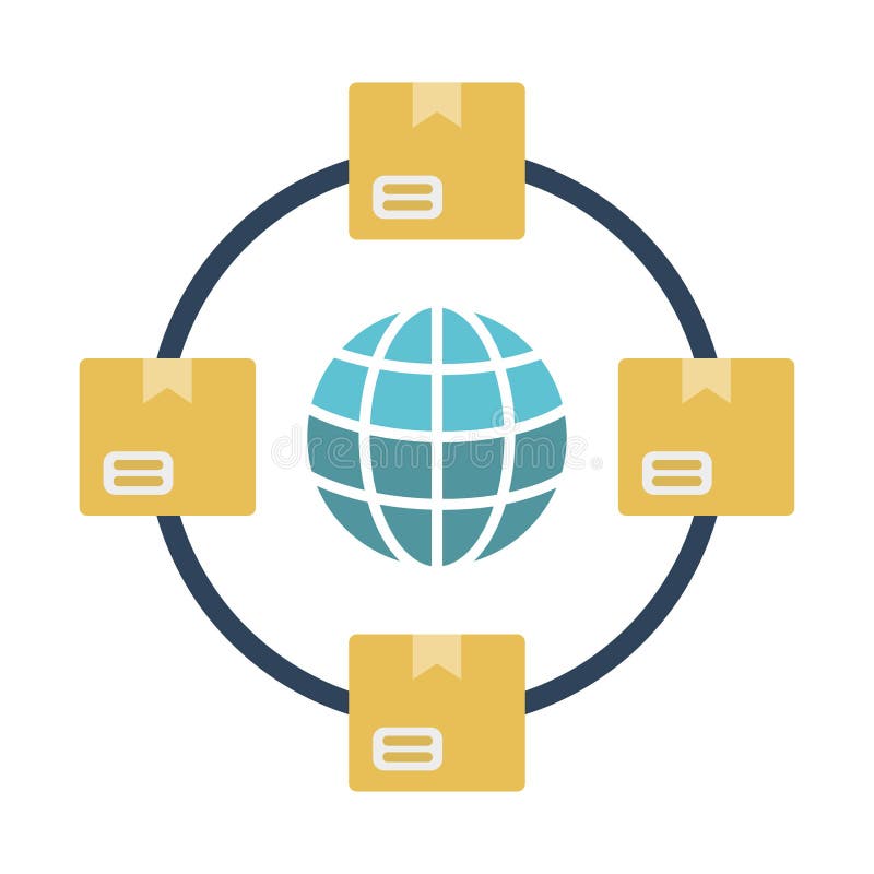 Logistics Network, Global Network, Logistics, Communication Fully ...