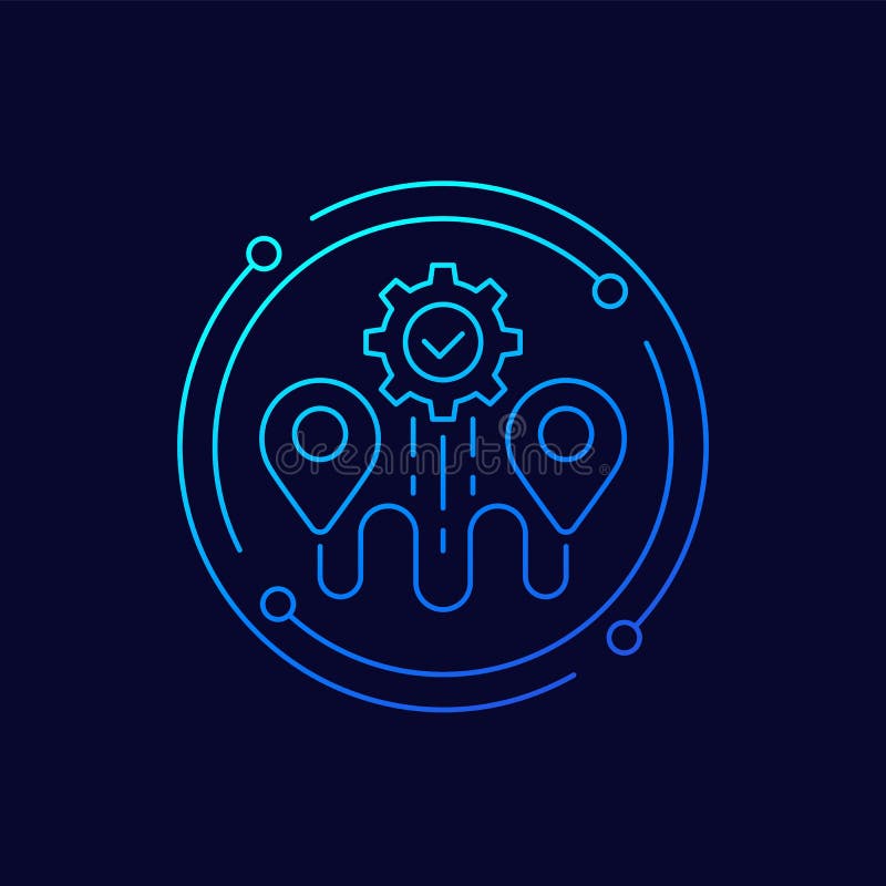 Route Optimization Stock Illustrations – 433 Route Optimization Stock ...