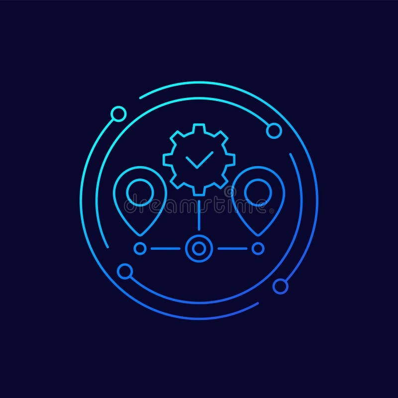 Route Optimization Stock Illustrations – 433 Route Optimization Stock ...