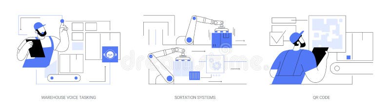 Logistics Order Processing Abstract Concept Vector Illustrations. Stock ...