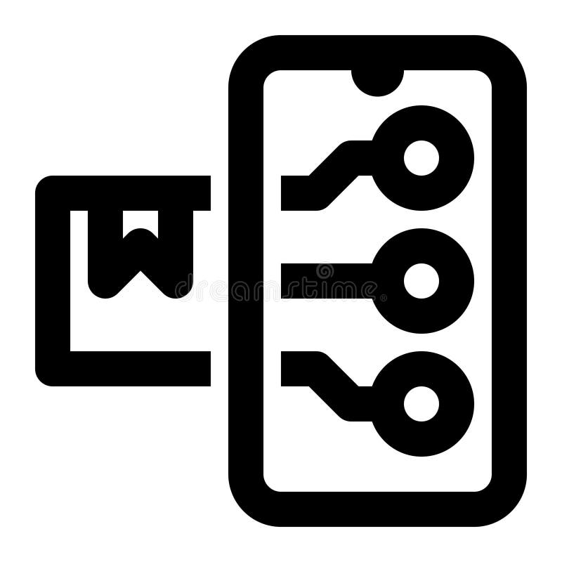 Logistics Application, Logistics App, Logistics Outline Icon Stock ...