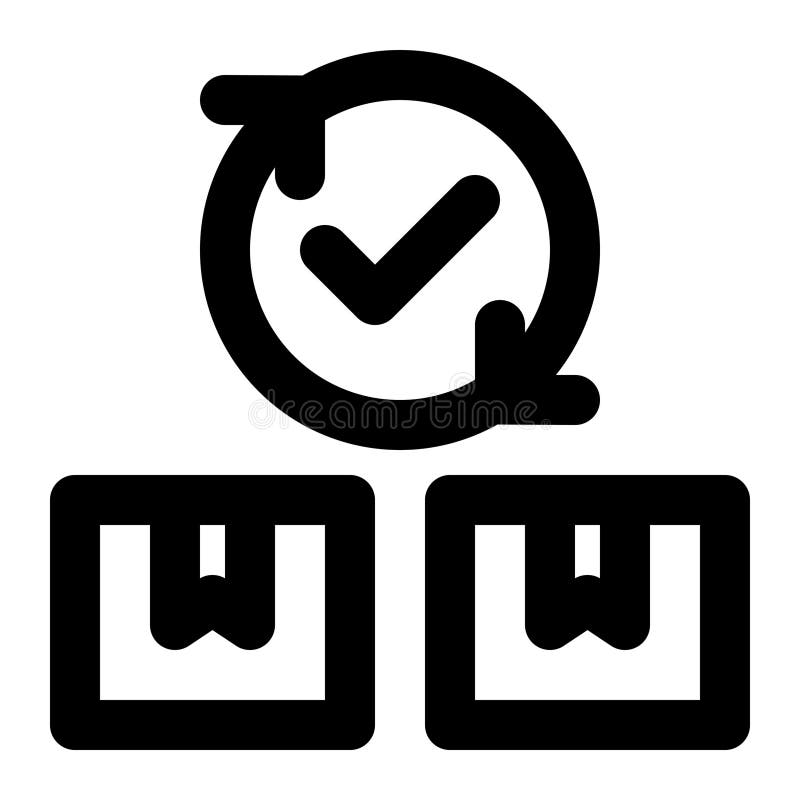 Active Stock, Active Inventory, Recycle Product Outline Icon Stock ...