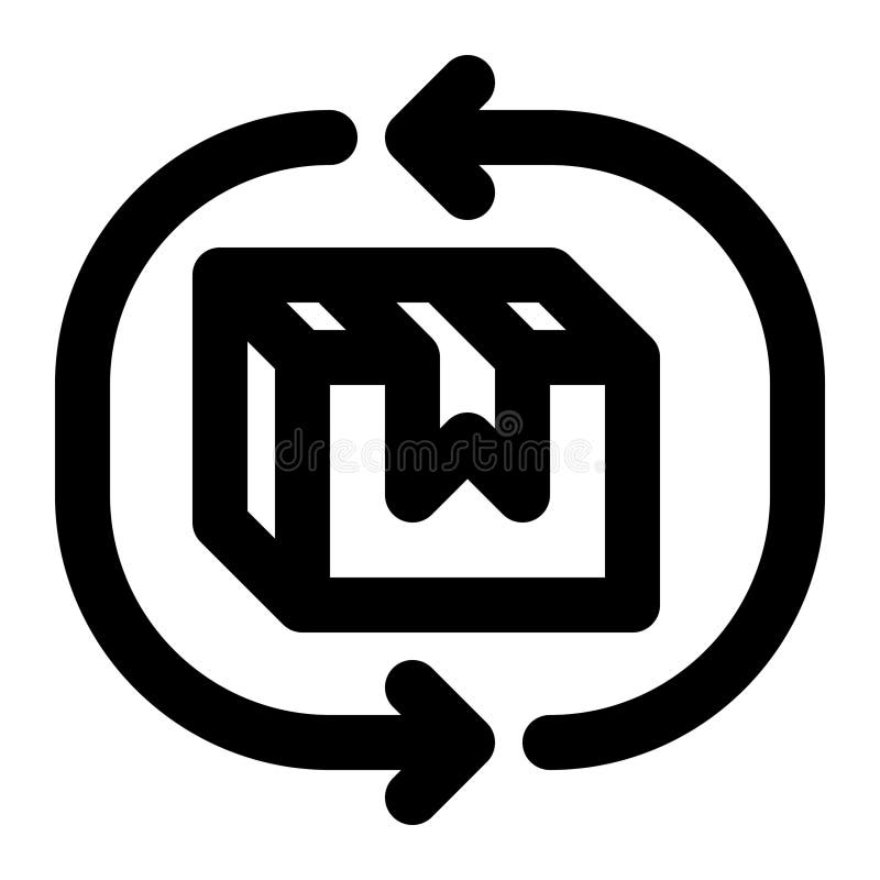 Update Product, Recycle Product, Updating Outline Icon Stock Vector ...