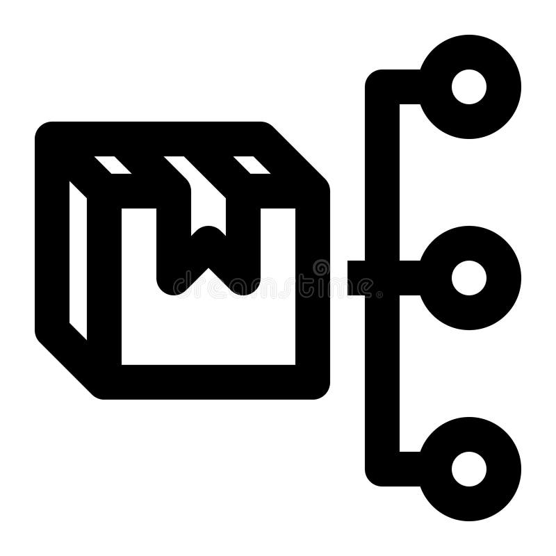 Product Categories, Category, Product Outline Icon Stock Vector ...