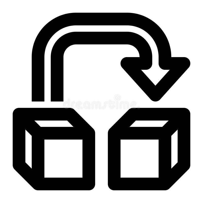 Supply Demand, Supply Chain, Demand Outline Icon Stock Vector ...