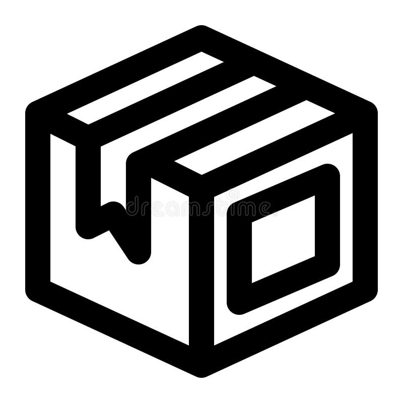 Parcel, Package, Packaging Outline Icon Stock Vector - Illustration of ...