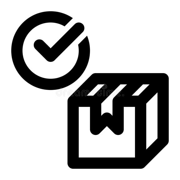 Ready Stock, Active Stock, in Stock Outline Icon Stock Vector ...