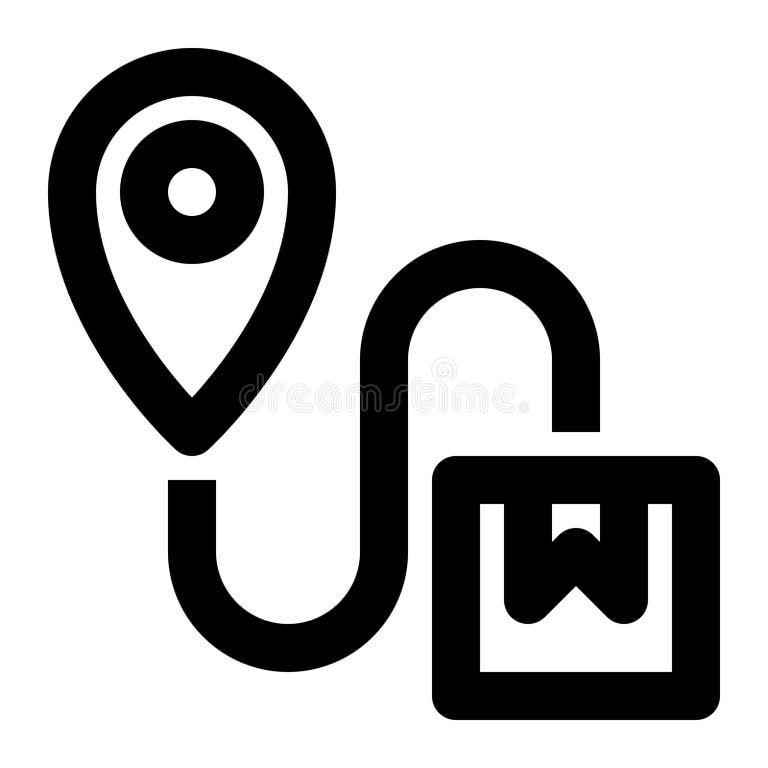 Product Tracking, Order Tracking, Delivery Status Outline Icon Stock ...