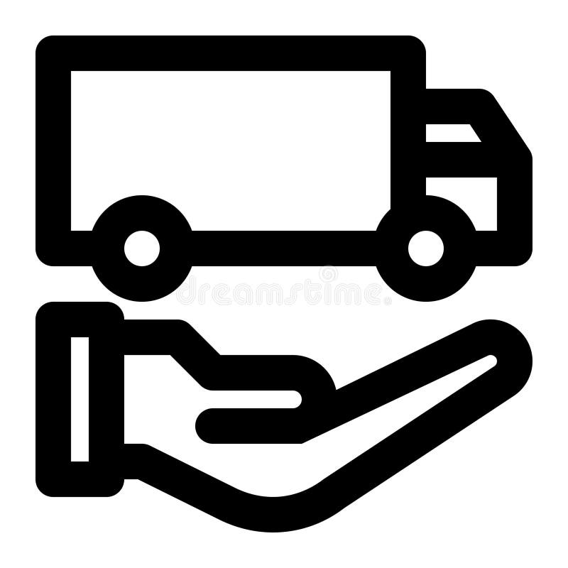 Logistic Services, Delivery Services, Shipping Services Outline Icon ...