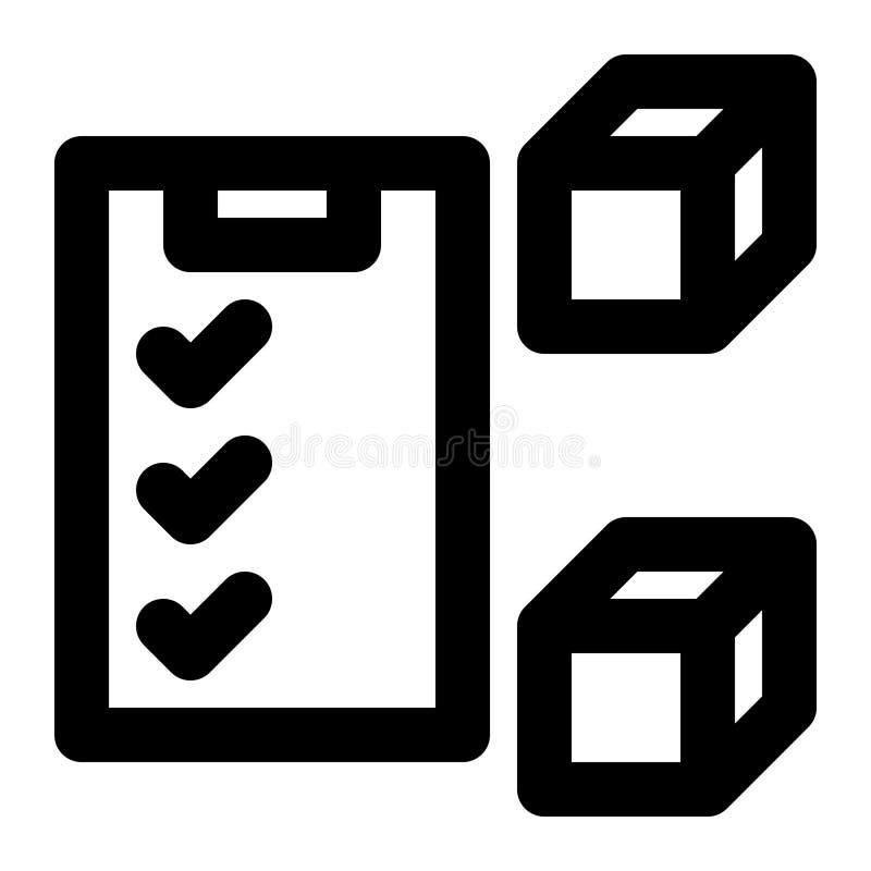 Inventory Management, Inventory, Product Management Outline Icon Stock ...