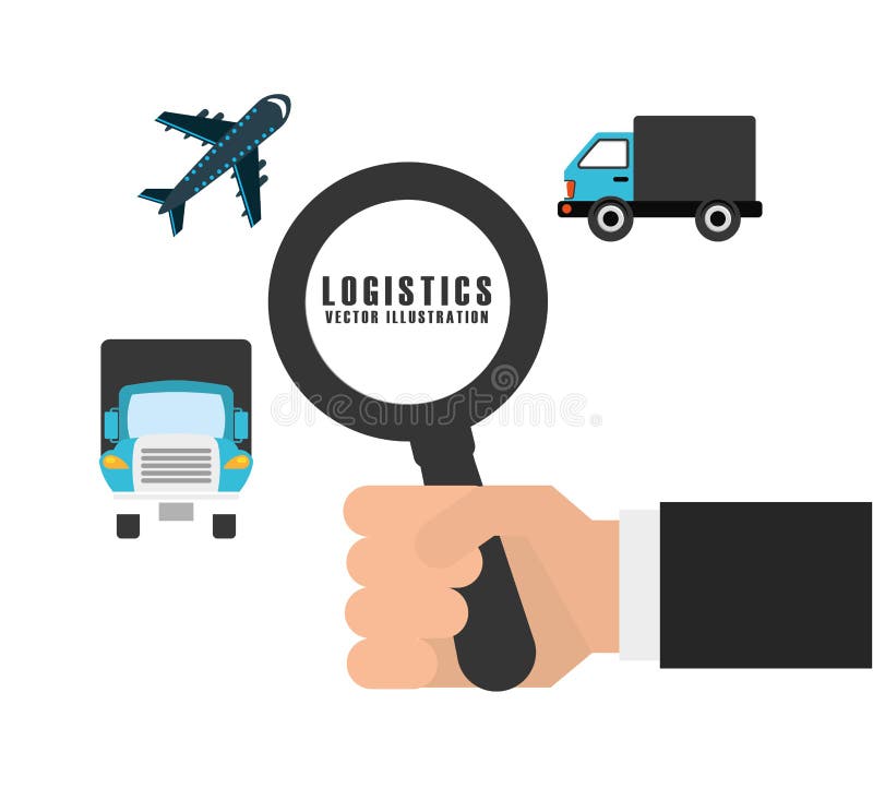 Logistics service design stock illustration. Illustration of icon ...