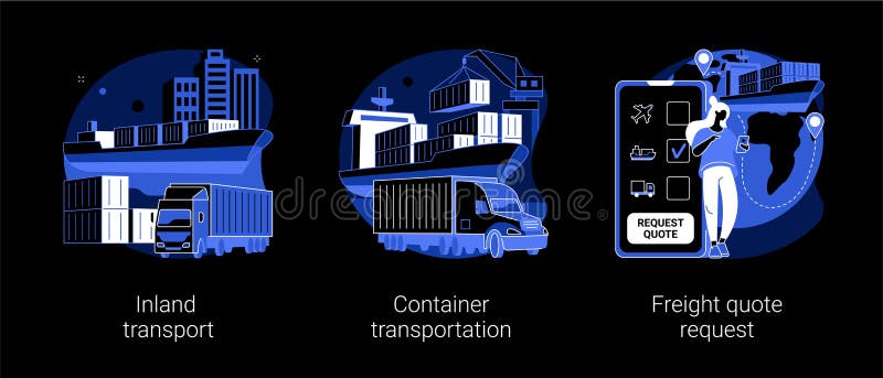 Logistics Service Provider Abstract Concept Vector Illustrations. Stock ...