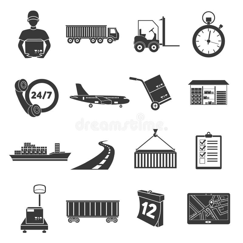Port Logistics Icons Stock Illustrations – 812 Port Logistics Icons ...