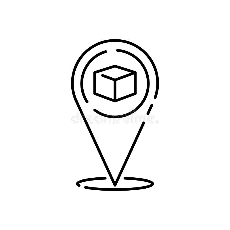 Logistics and Shipping Box Line Icons. Delivery Cargo Stock Vector ...