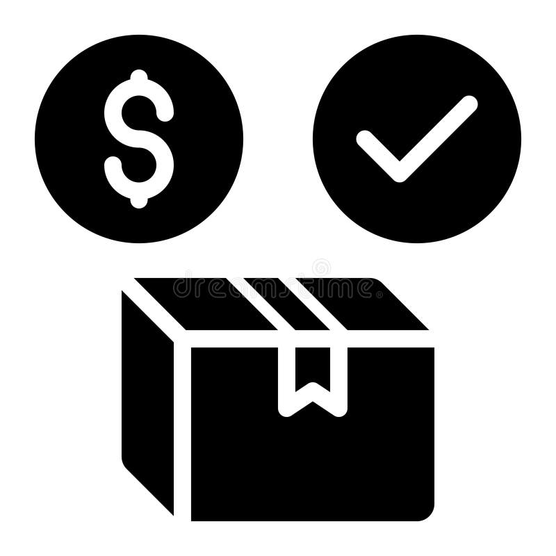 Actual Cost, Actual Price, Fixed Price Glyph Solid Icon Stock Vector ...