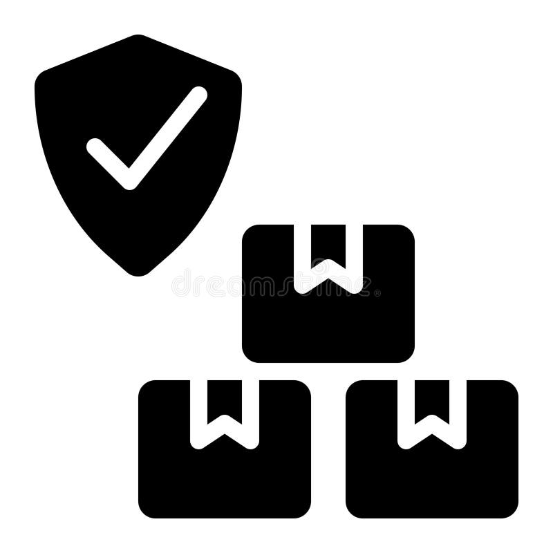 Safety Stock, Product, Inventory Glyph Solid Icon Stock Vector ...