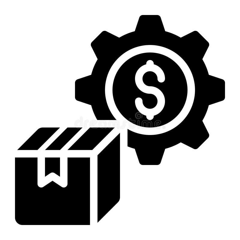 COGS, Cost of Goods Sold, Product Price Glyph Solid Icon Stock Vector ...