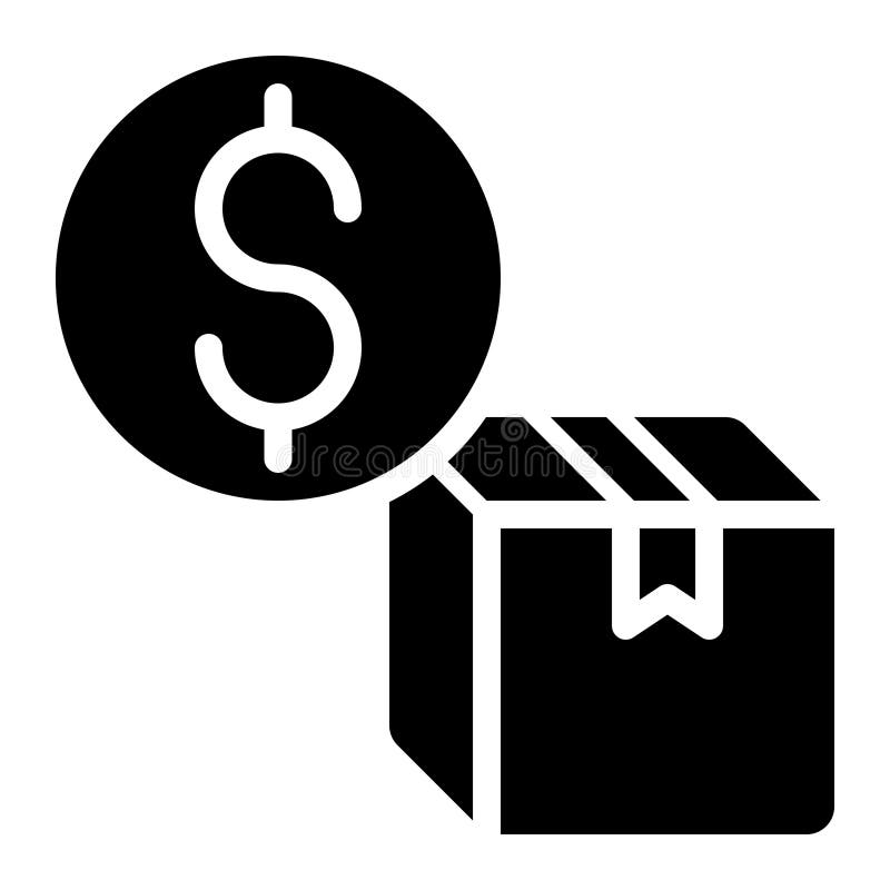 Purchasing Price, Unit Cost, Unit Price Glyph Solid Icon Stock Vector ...