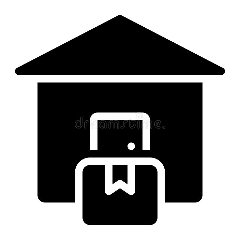 Home Delivery, Shipping, Delivery Glyph Solid Icon Stock Vector ...