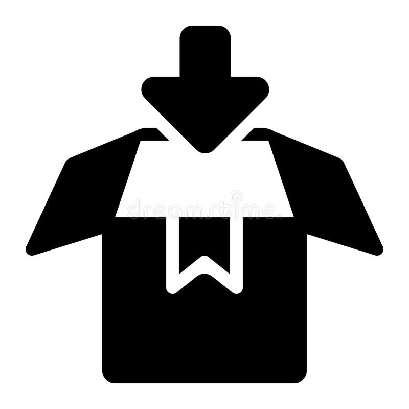 Packing, Packaging, Package Glyph Solid Icon Stock Vector ...