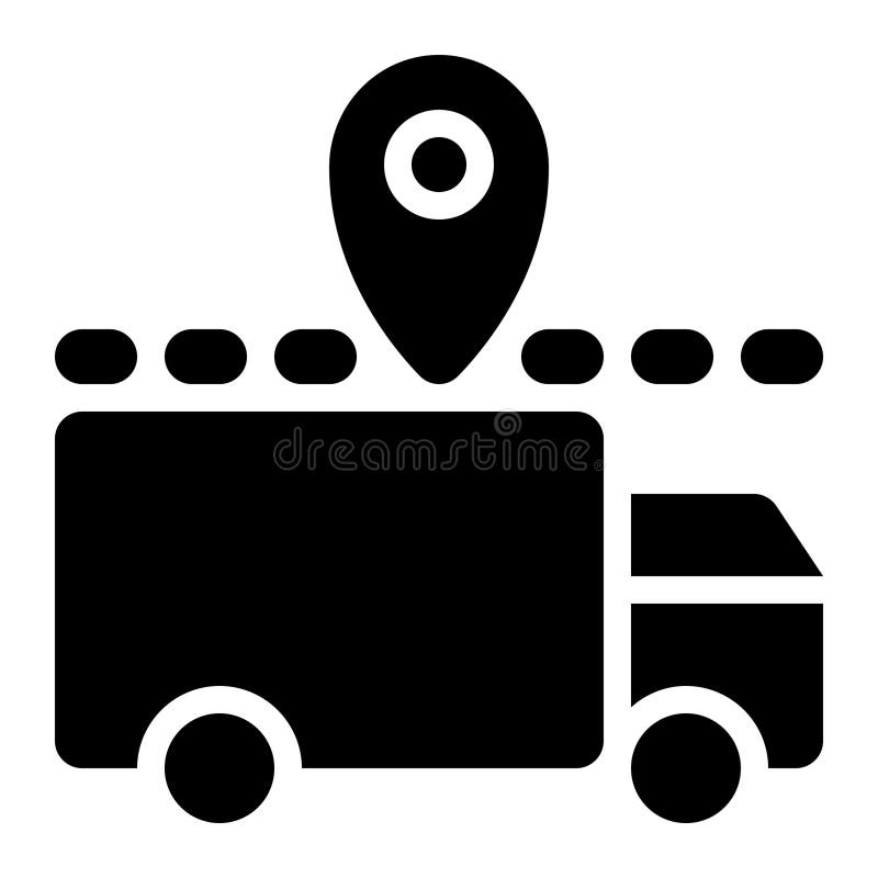 Delivery Tracking, Transportation Tracking, Delivery Status Glyph Solid ...
