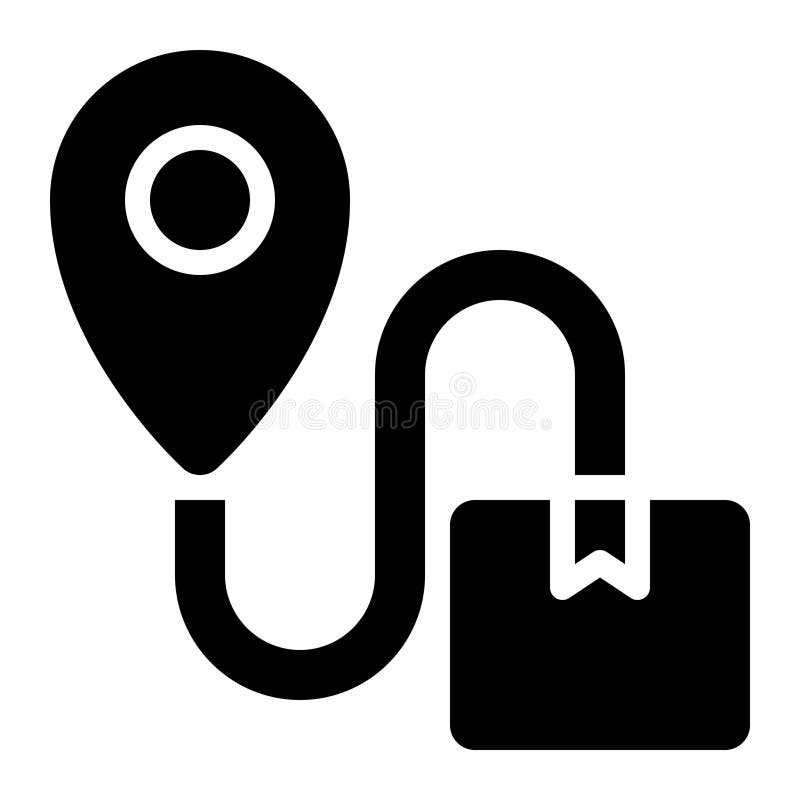Product Tracking, Order Tracking, Delivery Status Glyph Solid Icon ...