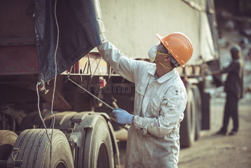The Logistics Staff is Standing in Front of Colorful Containers at ...