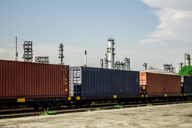 Logistics and Transportation of Cargo Freight Ship Stock Image - Image ...