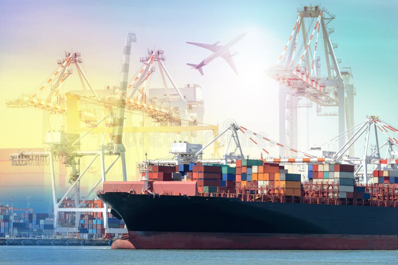 Working in the Shipyard, Even Though Tired, Keep the Spirit Stock Image ...