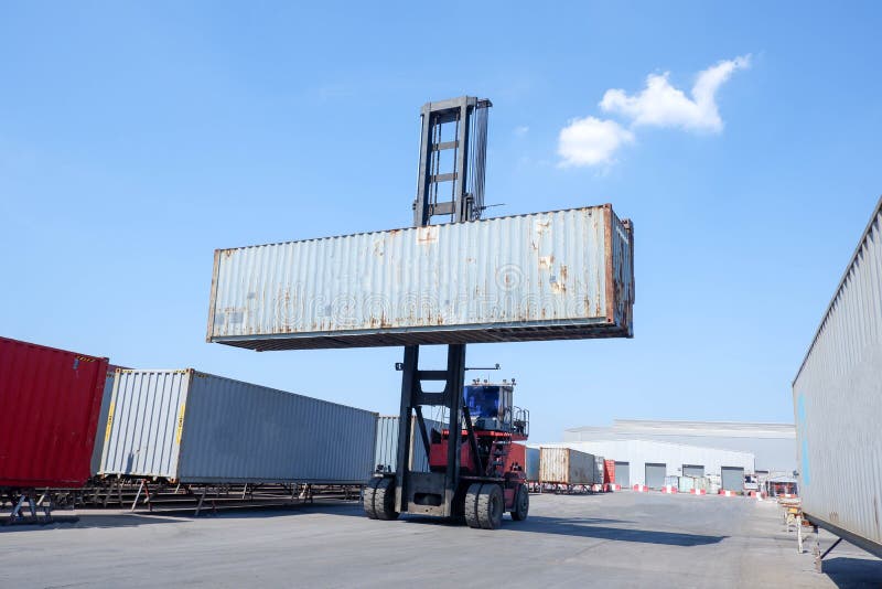 Harbor container ships stock image. Image of carrier - 21454059