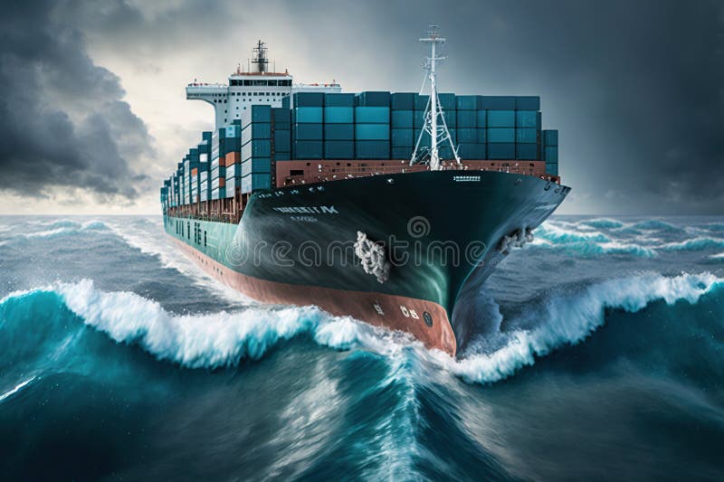 Logistics and Transportation of International Container Cargo Ship in ...