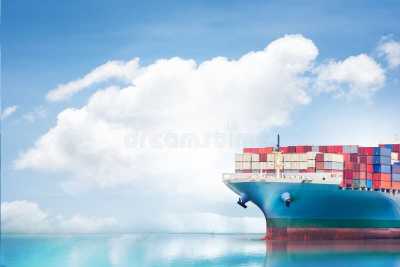 Logistics and Transportation of International Container Cargo Ship in ...