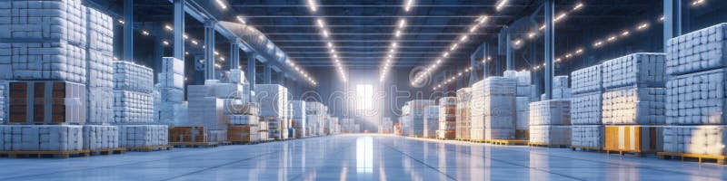 The Logistics Warehouse of the Future Stock Image - Image of industry ...
