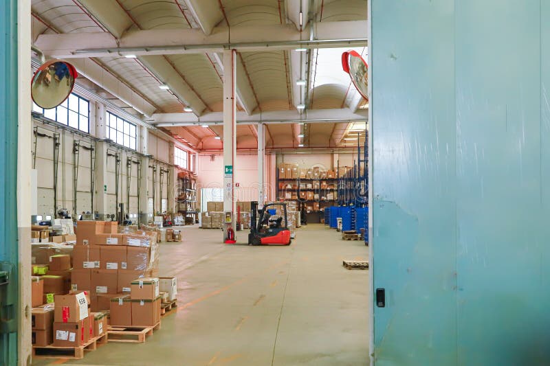 Logistics Warehouse for the Storage and Distribution of Goods Stock ...