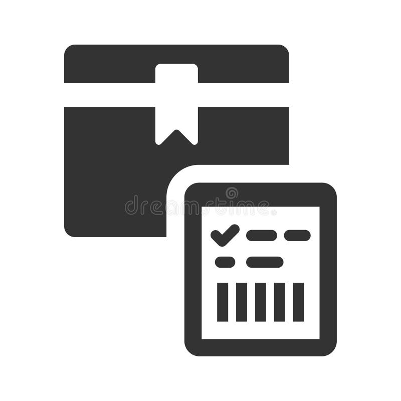 Logistics waybill icon stock vector. Illustration of receipt - 330713421