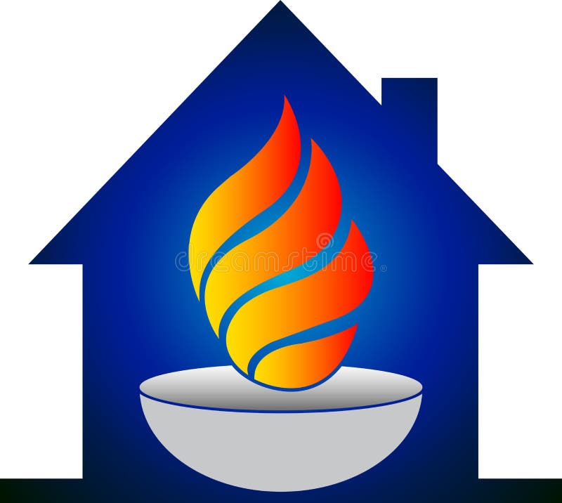 Ensemble D'icônes Stylisées Avec Des Flammes Illustration de Vecteur ...