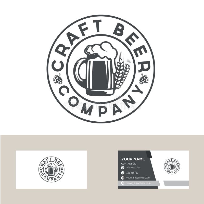 Vintage Country Emblem Typography for Beer / Restaurant Logo Design ...