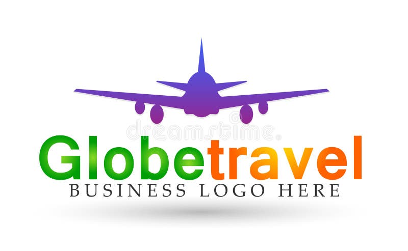 Globe World Travel People Logo Icon Element Vector on White Background ...