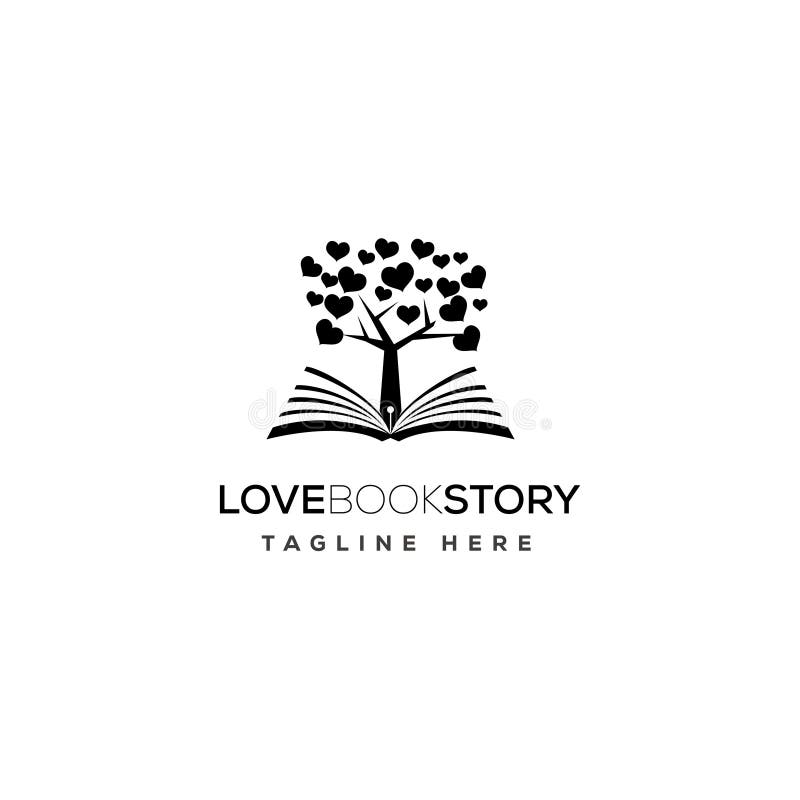 Tree Love Book Story Logo stock vector. Illustration of encyclopedia ...