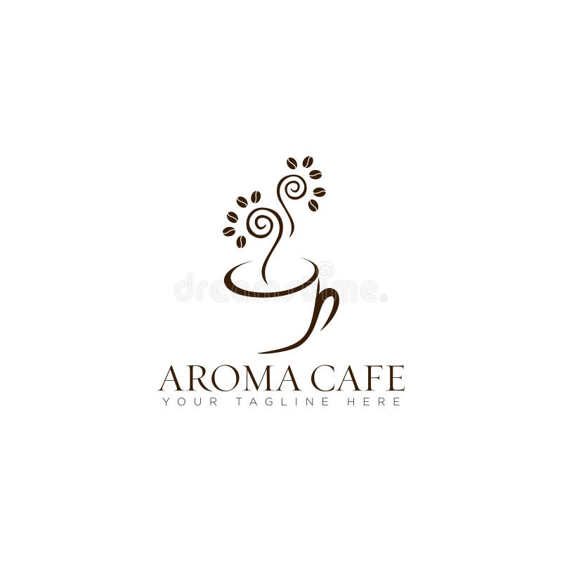 Creative Logo Cafe Mart, with Bubble Background and Shopping Cart ...