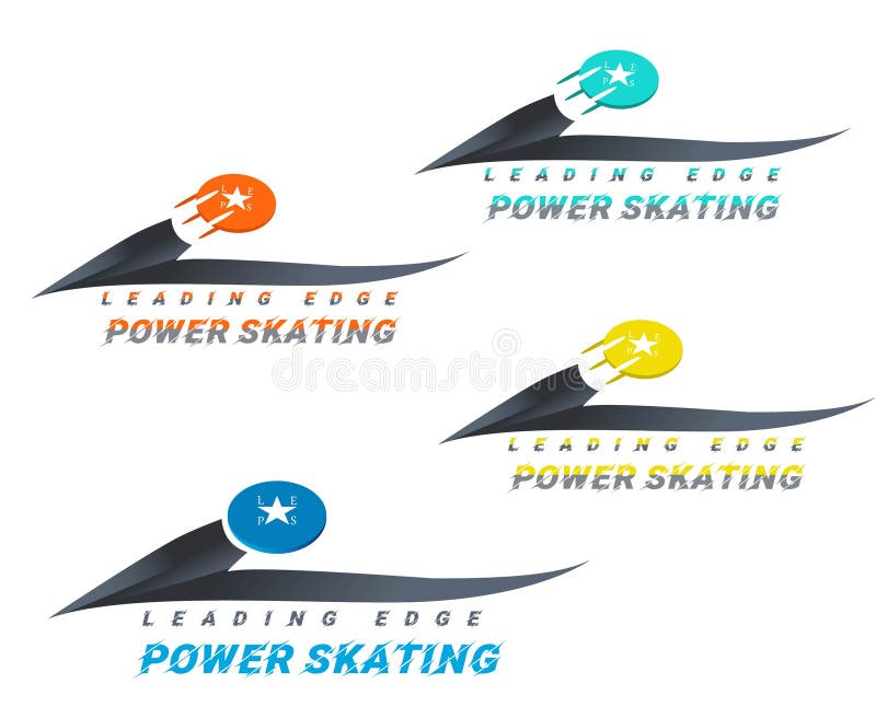 Skating logo design stock vector. Illustration of design - 217692487