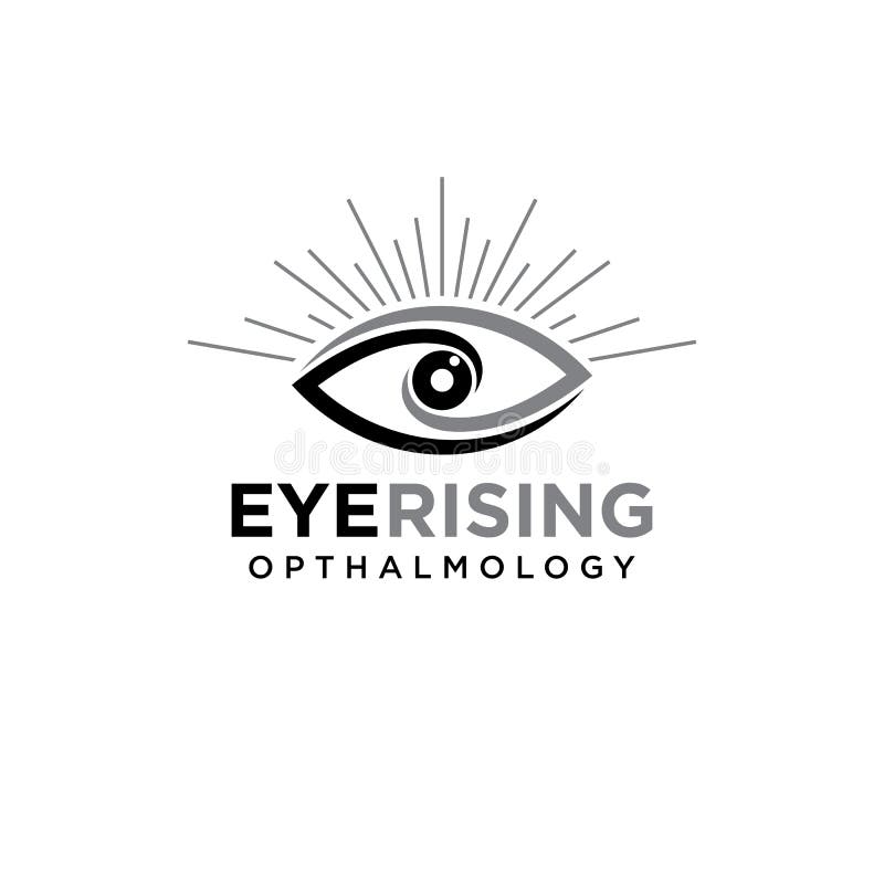 Eye Rising Ophthalmology Logo, Creative Shine Eyelash Vector Stock ...