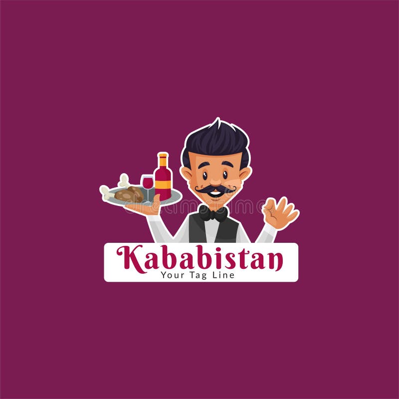 Kababistan Vector Mascot Logo Stock Vector - Illustration of creative ...
