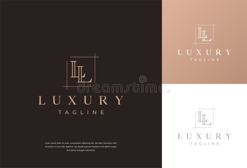 Luxury Letter L Logo Icon Design. L LL Creative Initial Based Vector ...
