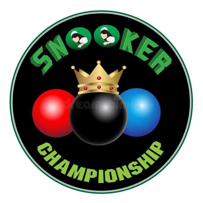 Snooker championship, logo stock vector. Illustration of hobby - 321584647