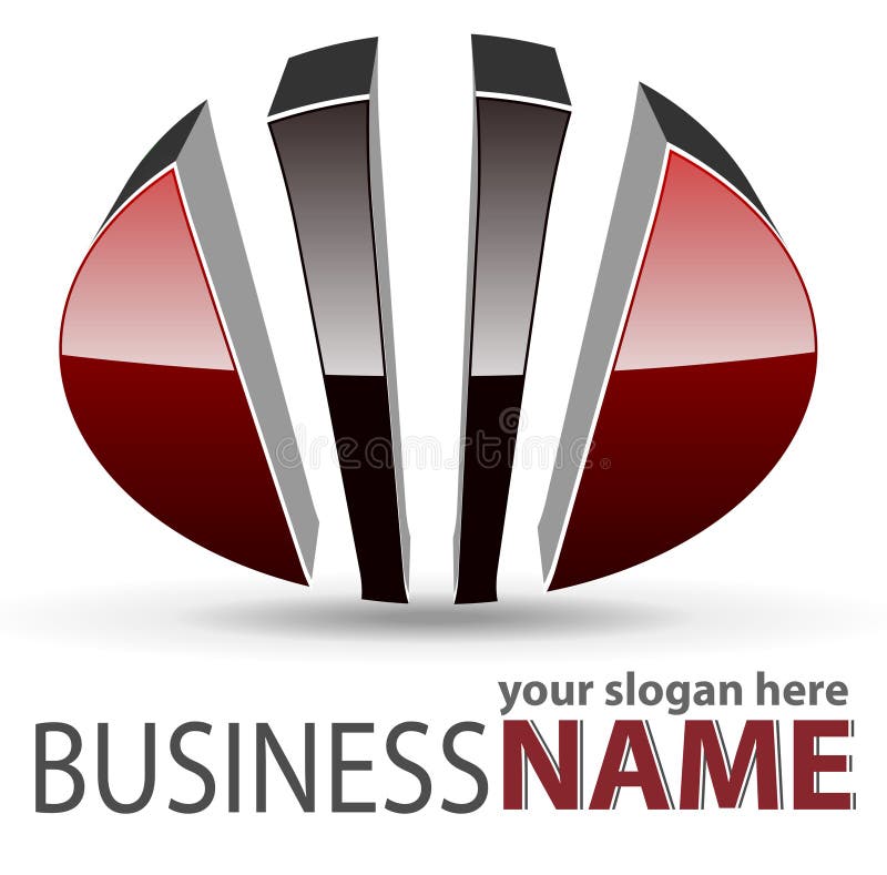 Logo 3d circle stock vector. Illustration of website - 13748998