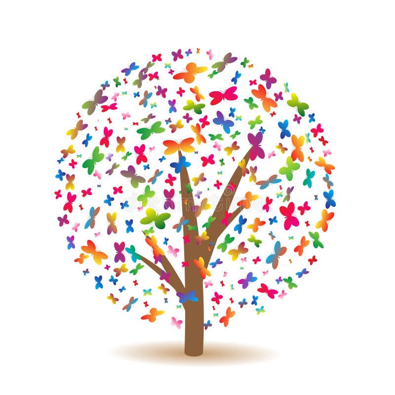 Butterfly Tree Logo Stock Illustrations – 2,058 Butterfly Tree Logo ...