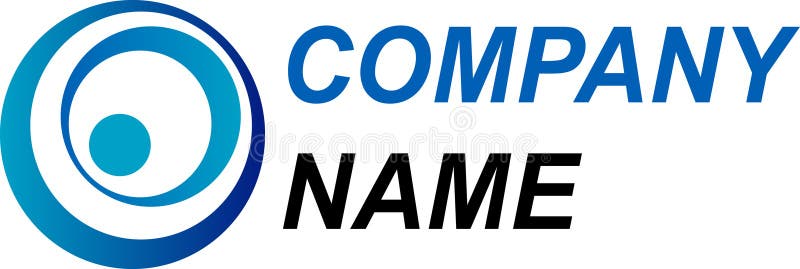 Logo stock vector. Illustration of logo, blue, company - 6905987